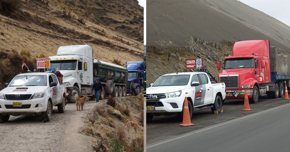 Se necesita conductores para convoy minero
